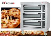 China Electric Oven With Computer Controlled Three Layer Six Trays use in bakery shop/ bakery institution for sale