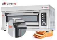 China Industrial Baking Oven Double Layer Four Trays Stainless Steel for sale