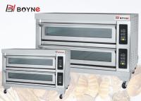 China 380V Microcomputer Control Commercial Stainless Steel Two Deck Six Trays Bakery Oven for sale