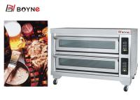 China 380V Microcomputer Control Commercial Stainless Steel Two Deck Six Trays Bakery Oven for sale
