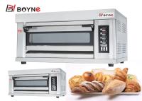 China Commercial Microcomputer Type High Temperature 20-400°C One Deck Two Tray Gas Bakery Oven for sale