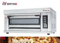 China Commercial Microcomputer Type High Temperature 20-400°C One Deck Two Tray Gas Bakery Oven for sale