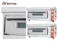 China Gas Pizza Deck Oven One Layer 220v For Bread Baking with Stone for sale