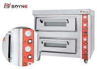 China Gas Pizza Deck Oven One Layer 220v For Bread Baking with Stone for sale