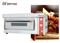 China Gas Pizza Deck Oven One Layer 220v For Bread Baking with Stone for sale
