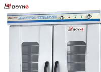 China Commercial Two Door 24 Tray Bread Proofer 2.8kW 220V Stainless Steel Fermentation Box for sale