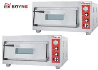 China Stainless Steel Commercial Electric Pizza Oven 4.2kW 380V Single Deck with Stone for sale