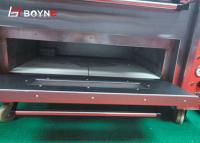 China Bakery Shop Stainless Steel Commercial High Temperature Two Deck Pizza Oven for sale