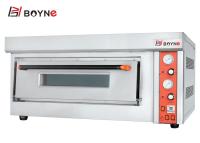 China Commercial Gas Pizza Oven One Deck 220V 130kg Stainless Steel Bakery Equipment 20-500°C for sale