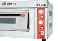 China Stainless Steel Commercial Gas Two Deck Pizza Oven 20-500°C 220V 120W for sale