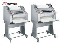 China Stainless Steel French Bread Moulder Baguette Roll Machine 730mm Belt 220V 0.75kW for sale