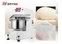 China 75kg Commercial Spiral Dough Mixer 380V Stainless Steel Flour Kneader for Bakery for sale