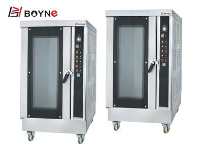 China Ten Trays Commercial Stainless Steel Convection Bakery Oven 380V 10.8kW with Strong Wheel for sale