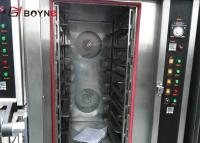 China Ten Trays Commercial Stainless Steel Convection Bakery Oven 380V 10.8kW with Strong Wheel for sale