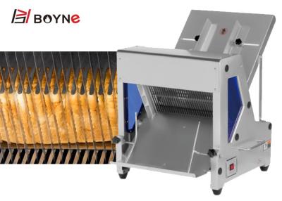 China Electric Bread Slicer 12mm Blade Distance Stainless Steel 220V 0.55kW Commercial for sale