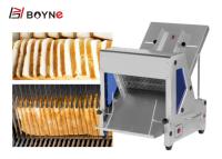 China Electric Bread Slicer 12mm Blade Distance Stainless Steel 220V 0.55kW Commercial for sale