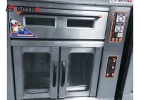 China Stainless Steel Commercial Electric One Deck Two Tray Bakery Oven 380V 9.2kW with Proofer for sale
