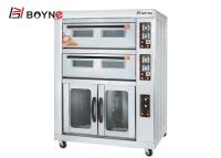 China High Temperature Electric Two Deck Four Trays Bakery Oven With Proofer For Bakery for sale