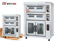 China High Temperature Electric Two Deck Four Trays Bakery Oven With Proofer For Bakery for sale
