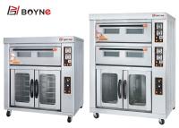 China High Temperature Electric Two Deck Four Trays Bakery Oven With Proofer For Bakery for sale