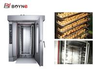 China Commercial Stainless Steel 16 Trays Electric Gas Diesel Rotary Oven 380V 2.2kW for Bakery for sale