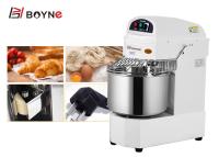 China Commercial Spiral Dough Mixer 20-70L Bowl 8-35kg Capacity Stainless Steel Kneading Machine for sale