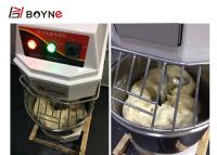 China Commercial Spiral Dough Mixer 20-70L Bowl 8-35kg Capacity Stainless Steel Kneading Machine for sale