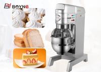 China Durable 80-100 Liters Belt Type Food Mixer Machine With Three Agitators Hook/Whisk/Beater for sale