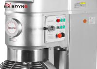 China Durable 80-100 Liters Belt Type Food Mixer Machine With Three Agitators Hook/Whisk/Beater for sale
