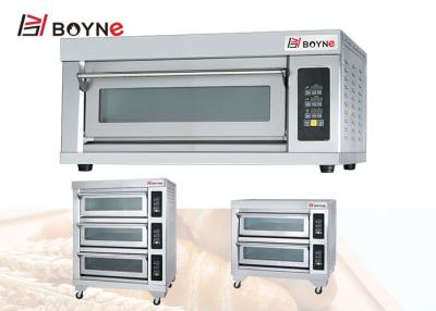 China Commercial Electric Pizza Oven One Deck Three Trays 380V 8.4kW for Bakery Hotel for sale