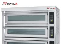 China Mid End Microcomputer Control Deck Oven One Deck Three Trays For Bread Shop for sale