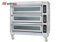 China Mid End Microcomputer Control Deck Oven One Deck Three Trays For Bread Shop for sale