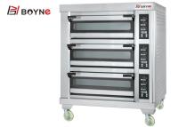 China Computer Controlled Stainless Steel Gas Oven For Kitchen Bakery for sale