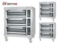 China Computer Controlled Stainless Steel Gas Oven For Kitchen Bakery for sale