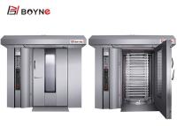 China Energy Saving Industrial Rotary Oven Diesel 64 Trays Stainless Steel 380V 4.8kW for sale