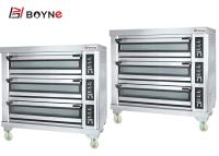 China Stainless Steel 4 Trays Electric Oven 380V 13.2kW Commercial Bakery Equipment for sale