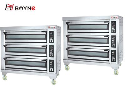 China Stainless Steel 4 Trays Electric Oven 380V 13.2kW Commercial Bakery Equipment for sale
