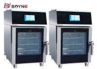 China Commercial 4 Tray Electric Combi Oven 220V 380V Touch Control 5.7-6.2kW for sale