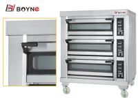 China Stainless Steel Visible Baking Oven Three Layer Nine Trays Electric Oven kitchen ware for sale