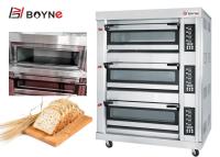 China Industrial Gas Oven Double Deck Four Trays 220V 0.6kg/h Baking Equipment for sale