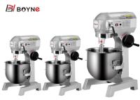 China Commercial 10 Liter Planetary Mixer 0.45kw 220V Stainless Steel Food Mixer for sale
