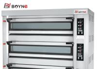 China SS Commercial Bakery Kitchen Equipment Three Layer Gas Oven for sale