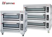 China High Temperature Commercial Baking Oven Three Deck Nine Trays for sale