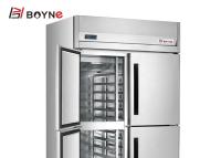 China Commercial Kitchen 2 Door Freezer Refrigerator Insert Plate Cabinet for sale