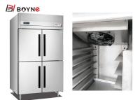 China Restaurant Refrigerator Cabinet Stainless Steel 4 Door Insert Freezer for sale