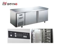 China Ventilated Salad Working Bench Three Doors 304 Stainless Steel Refrigerator 0.221kW 102kg for sale