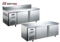 China Stainless Steel One Door Counter Refrigerator Prep Table 0.221kW 75kg Commercial Workbench for sale