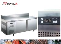 China Stainless Steel One Door Counter Refrigerator Prep Table 0.221kW 75kg Commercial Workbench for sale