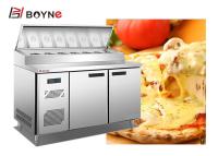 China 330w Commercial Refrigeration Equipment Pizza Working Table Refrigerator for sale