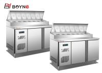 China Commercial Stainless Steel Salad Prep Counter Refrigerator 0.34kW 0-5°C for sale